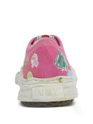 Mihara Yasuhiro Baker Sticker-print Sneakers - Pink