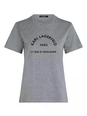 Karl Lagerfeld Rue St-guillaume T-shirt - Grey