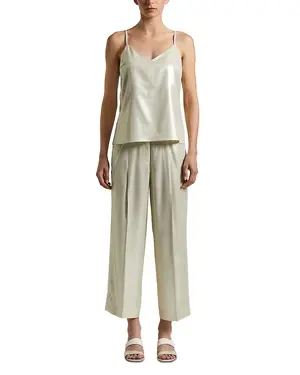 Peserico High Waisted Wide Leg Pants