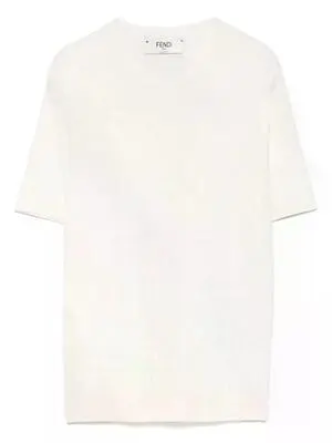 Fendi Crewneck T-shirt With Short Sleeves