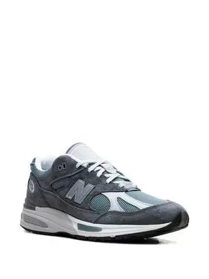 NEW BALANCE X Kith 991v2 Made In Uk Osaka Pack Sneakers - Grey