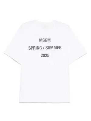 MSGM Logo-print T-shirt