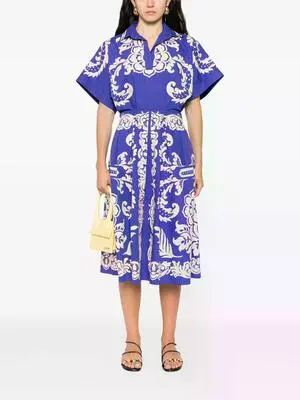 Etro Printed Midi Dress