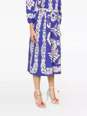 Etro Printed Midi Skirt