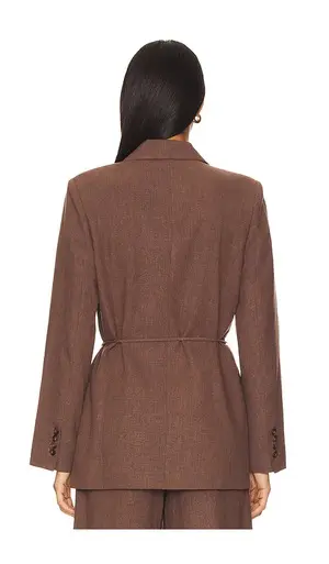 ELODIE THE LABEL Dion Linen Blazer