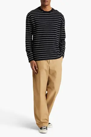FRAME Striped Cottonjersey Tshirt