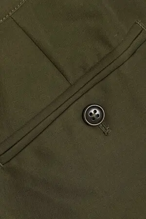 ALEX MILL Grant Cotton-twill Pants - Army Green