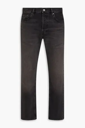 FRAME Straight Leg Denim Jeans - Anthracite