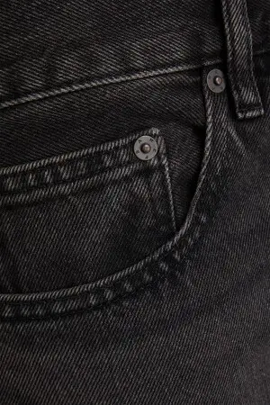 FRAME Straight Leg Denim Jeans - Anthracite