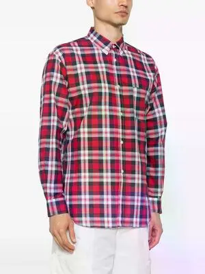 Comme Des Garçons Plaid Shirt - Red