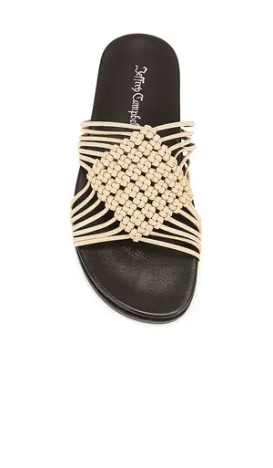 Jeffrey Campbell Braided Leather Slides