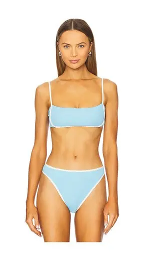 L*Space Hazel Bikini Top - Seaspray & Cream