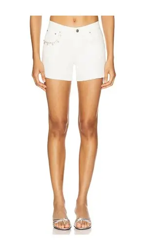 Area Zip Up Shorts For Women