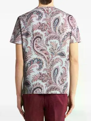 Etro Floral-print T-shirt - White