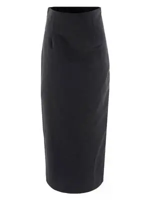 GENTRYPORTOFINO High-waisted Pencil Skirt - Blue
