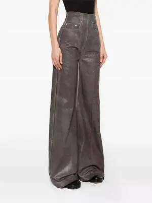 Rick Owens Wide Leg Trousers - Brown