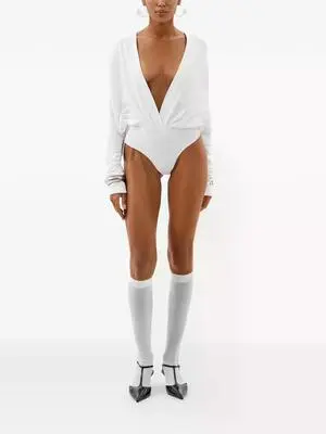 ANNAFOXY Draped Bodysuit