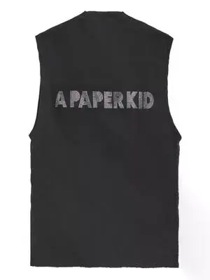 A PAPER KID Logo-print Tank Top