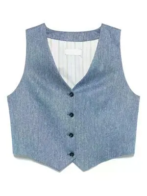 CIRCOLO 1901 Denim Waistcoat
