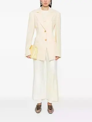 JIL SANDER Flower-jacquard Cropped Trousers