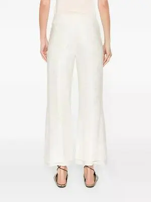 JIL SANDER Flower-jacquard Cropped Trousers