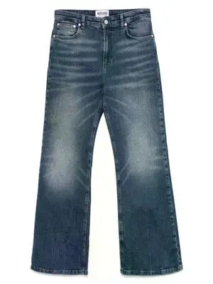 Moschino Jeans Whiskering Bottoms For Women