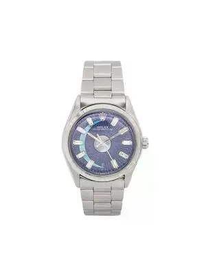 Jacquie Aiche Customised Rolex Oyster Perpetual 32mm - Blue