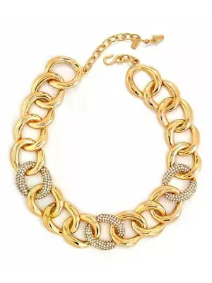 KENNETH JAY LANE Chain-link Necklace - Gold