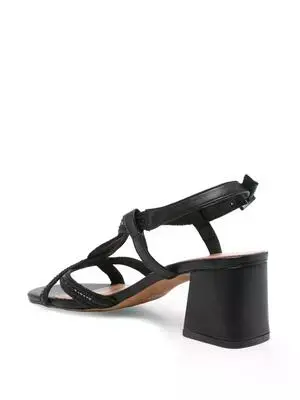 BIBI LOU Embellished Open-toe Sandals - Black
