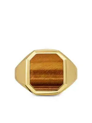 David Yurman 18k Yellow Streamline® Signet Ring - Gold