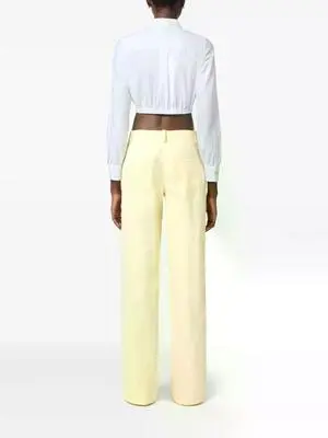 Elisabetta Franchi Embroidered Palazzo Pants