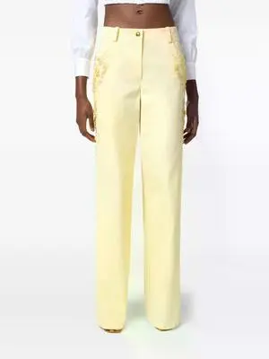 Elisabetta Franchi Embroidered Palazzo Pants