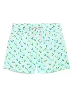 MC2 SAINT BARTH Lighting Micro Fantasy Swim Shorts - Blue