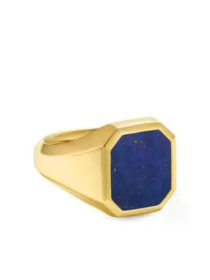 David Yurman 18k Yellow Streamline® Lapis Lazuli Signet Ring