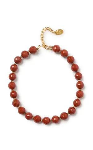Chan Luu Sterling Silver Jasper Necklace