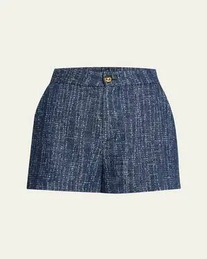 FRAME Tweed Shorts