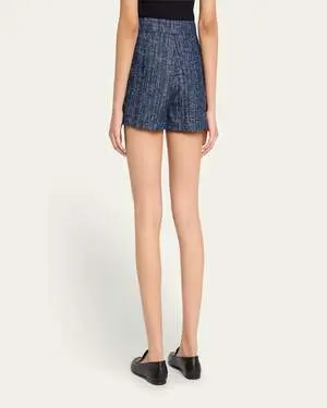 FRAME Tweed Shorts