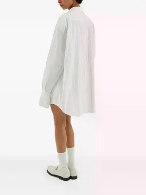 1989 STUDIO Striped Long-sleeved Shirt Dress