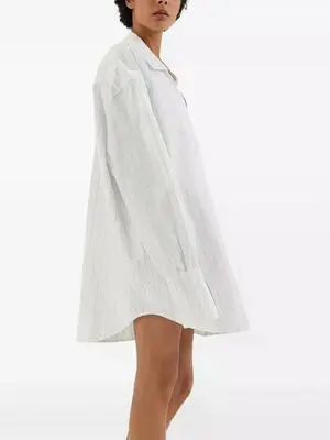 1989 STUDIO Striped Long-sleeved Shirt Dress