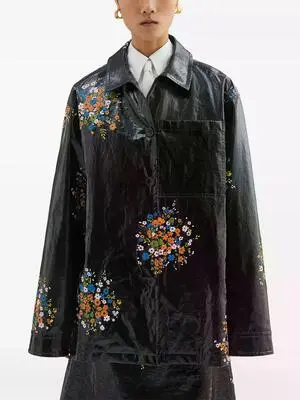 JIL SANDER Floral-print Overshirt