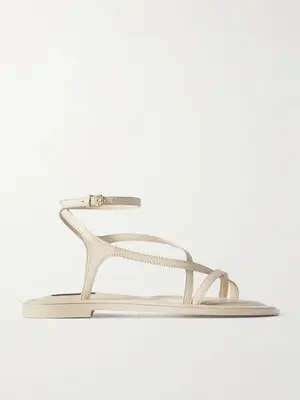 A.emery Edna Leather Sandals - Neutrals