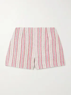 Faithfull The Brand Luda Striped Shorts - Pink