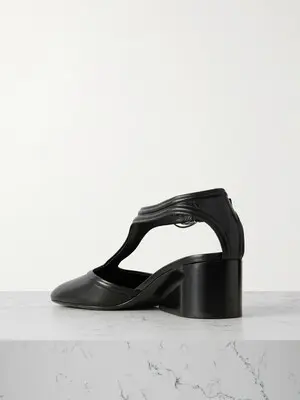 JIL SANDER Leather Mary Jane Pumps
