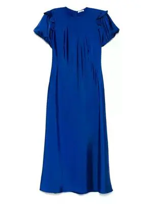 PARLOR Ruffle-detail Maxi Dress