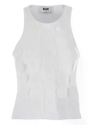 Msgm Scoop Neck Camis Tanks For Women