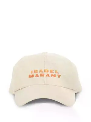 Isabel Marant Logo-embroidered Cap - Neutrals