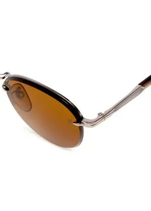 DB EYEWEAR BY DAVID BECKHAM Rimless Round-frame Sunglasses