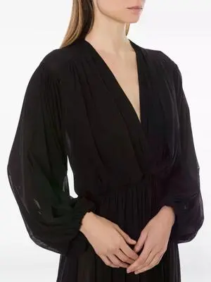 Philosophy Di Lorenzo Serafini V-neck Maxi Dress - Black