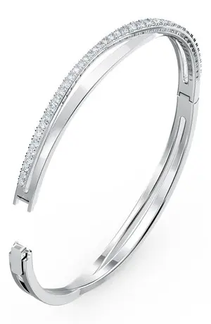 SWAROVSKI Hyperbola Bangle - Silver