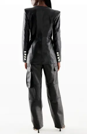 AS By DF Claude Recycled Leather Blazer